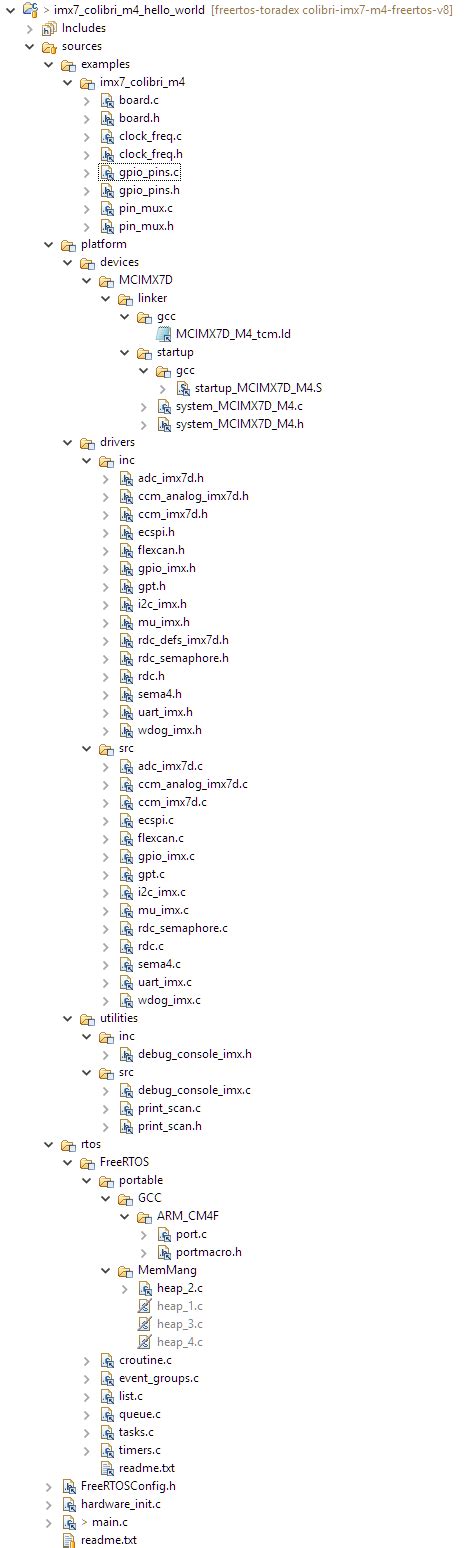 Tutorial Building Freertos Applications For Arm Cortex M4 On Imx7