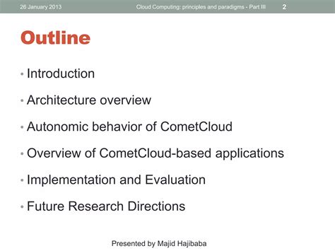 cloud computing principles and paradigms 10 comet cloud an autonomic cloud engine pptx