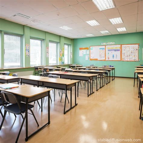Classroom Scene Stable Diffusion Online