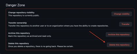 How To Delete A Github Repository