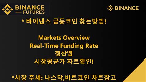 🔶비트코인 바이낸스 단기 급등코인 확인하는방법 Youtube