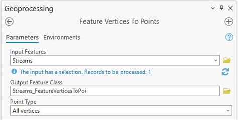 Feature To Vertices To Points Esri Community
