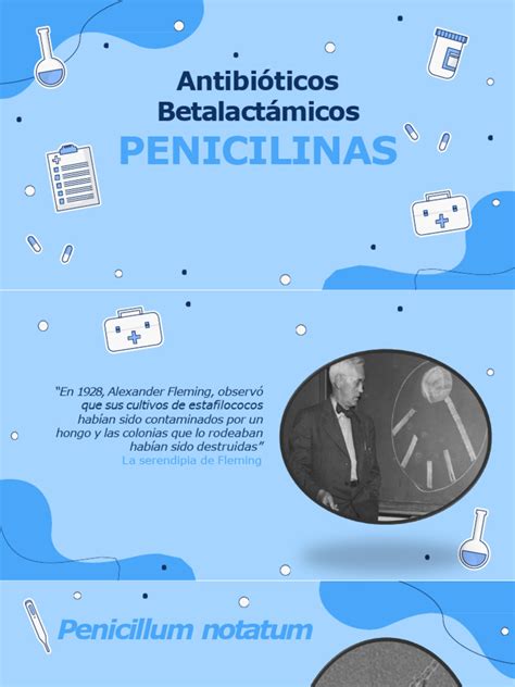Penicilinas Tipos Dosis Y Mecanismos Pdf Penicilina Microbiología