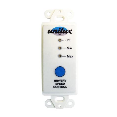 Hrv Erv Wall Controls Unilux Direct