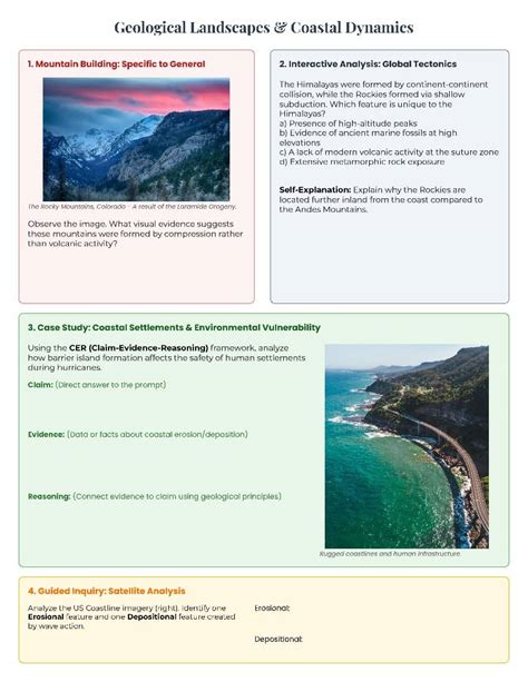 Us Physical Geography Landforms Regions And Earth Processes High