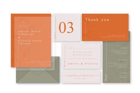 결혼식 편지지 템플릿 개념 무료 벡터