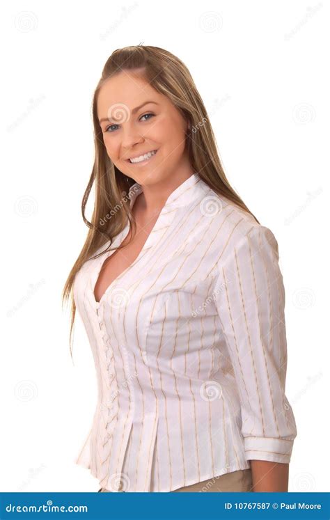 Lovely Brunette Girl Stock Image Image Of Refreshing 10767587