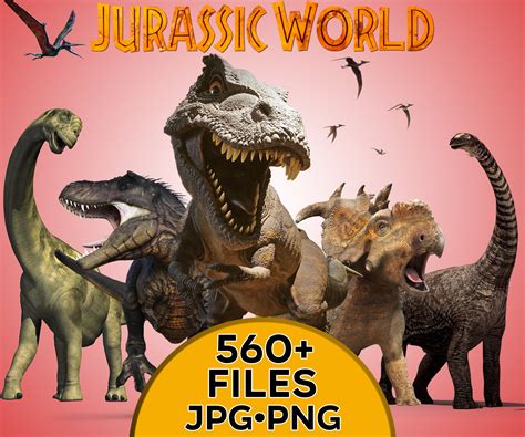 Dinosaur Png Clipart Bundle Jurassic Dinosaur Png Clipart Bundlet Rex