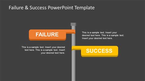 Failure & Success PowerPoint Template for Presentations
