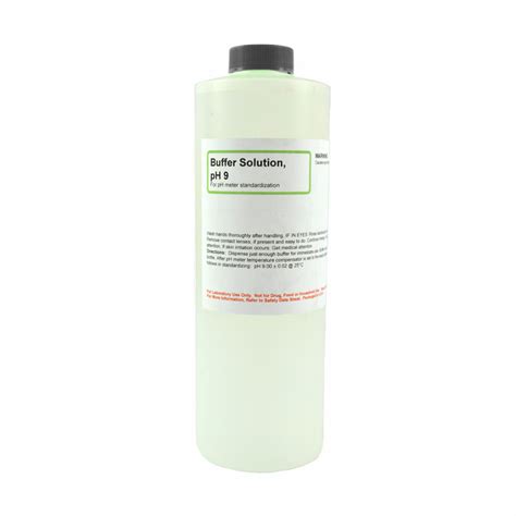 Clear PH 9 0 Buffer Solution 1000 ML 1 Liter Terriss Industries