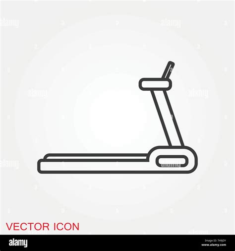 Treadmill Icon Vector Sign Symbol For Design Stock Vector Image And Art Alamy
