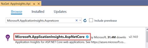 6 steps to integrate application insights with core application