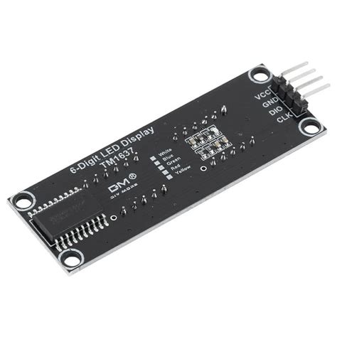 Módulo De Pantalla Led Módulo Led Digital De 036 Pulgadas Tm1637 De 6 Dígitos Y 7 Segmentos