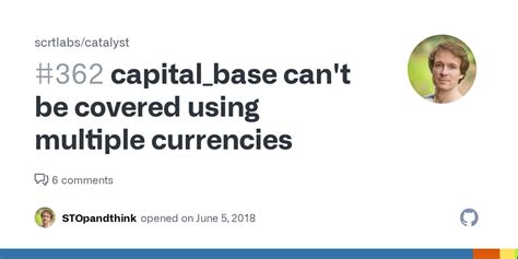 capital base can t be covered using multiple currencies · issue 362