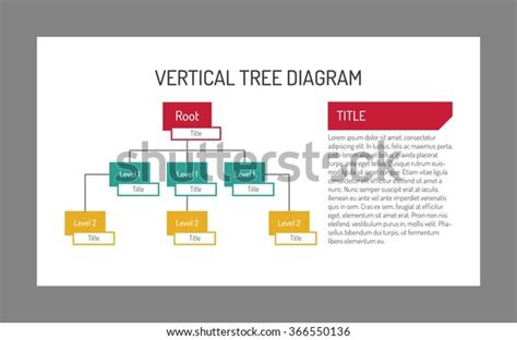 Vertical Tree Diagram 2 Stock Vector Royalty Free 366550136 Shutterstock