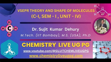 Vsepr Theory And Shape Of Molecules Youtube