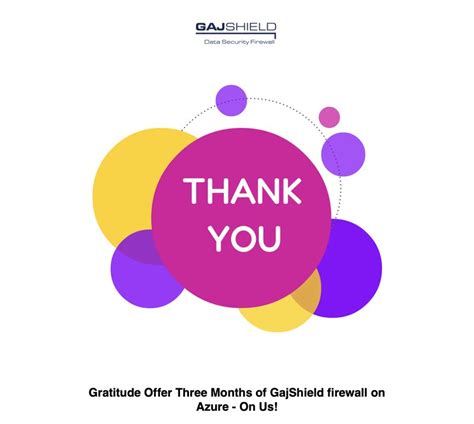 Gajshield Firewall On Linkedin Azure Firewall Thankyou Gratitude