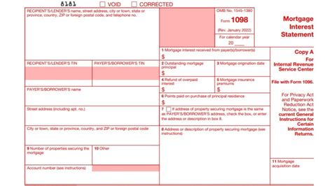 Form 1098 Instructions 2025 2026