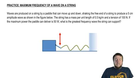 AP Physics Waves Speed Of Transverse Waves In A String Pearson Channels