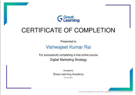 Completed Digital Marketing Strategy Course Vishwajeet Kumar Rai Posted On The Topic Linkedin