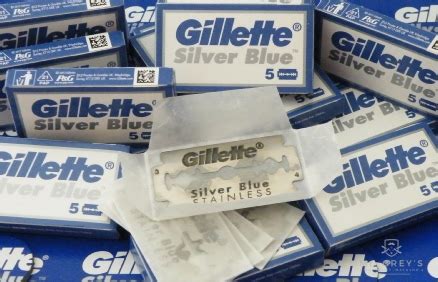 Лезвия для безопасной бритвы Gillette Silver Blue купить за 315 грн. в ...