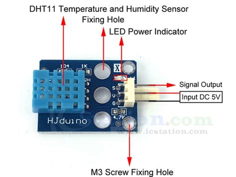 DHT Temperature Humidity Sensor Module For MCU Control