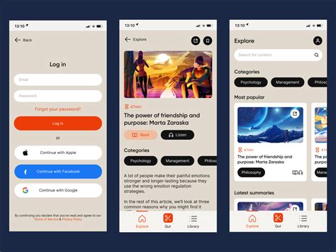 Qut Content App Ui Ux By Herbertus On Dribbble