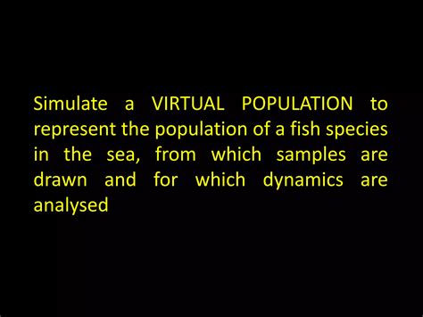 Virtual Population Analysis Pptx