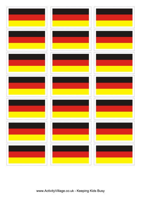 German Flag Printable Clipart