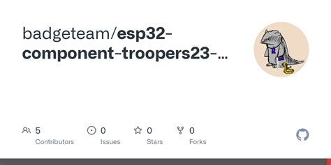 Github Badgeteamesp32 Component Troopers23 Bsp