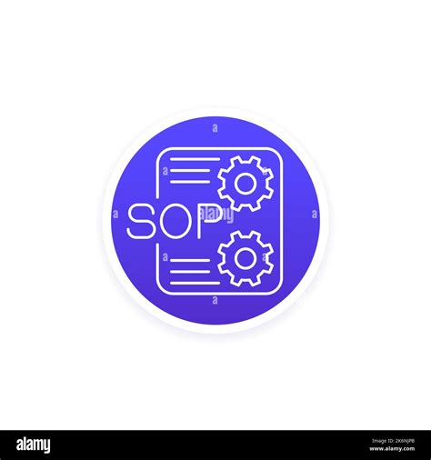 Standard Operating Procedure Stock Vector Images Alamy