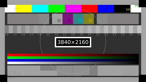 Test Pattern Monitor Calibration Chart Youtube