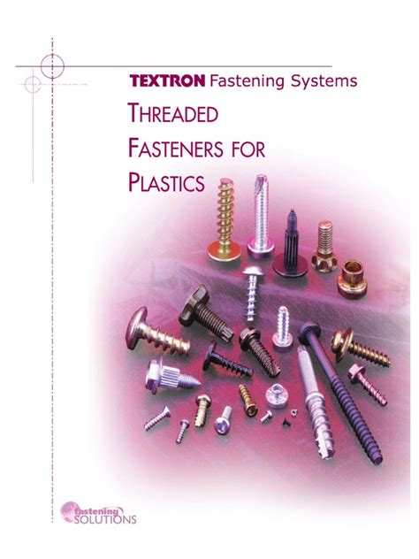 Threaded Fasteners For Plastics Pdf Screw Strength Of Materials