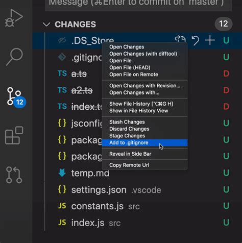 How To Add A File To Gitignore In Visual Studio Code Design Talk