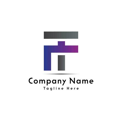 Ft Letter Logo Design Icon 33298648 Vector Art At Vecteezy