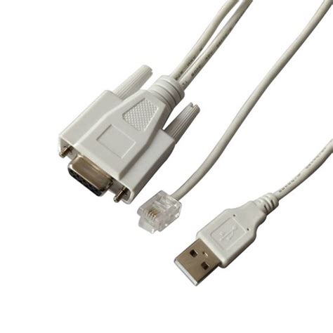 Rj11 6p4c Crystal Head To Rs232 Serial Port Female Db9 Cable