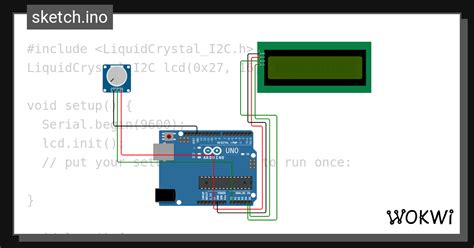 Potentio Meter Wokwi Esp32 Stm32 Arduino Simulator