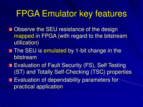 PPT Emulation Of SEU Effect In Bitstream Of FPGA PowerPoint Presentation ID