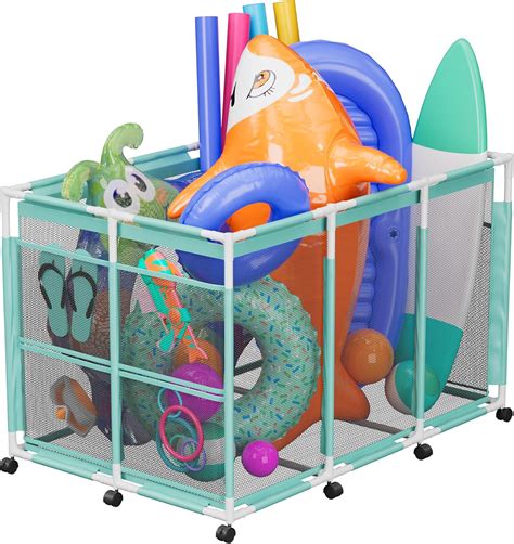 Poolhour Pool Float Storage Outdoor Pool Toy Storage