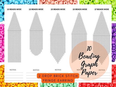 Free Printable Brick Stitch Earring Graph Paper Free Printable Paper