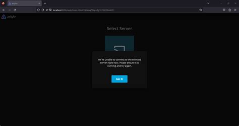 Just Installed Jellyfin For The First Time And It Gives Me This Error