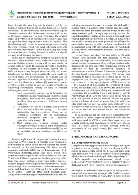 Efficient Data Gathering With Compressive Sensing In Wireless Sensor Networks Pdf