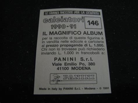 Album Calciatori Panini 1990 91 Lothar Matthaus Internazionale Nr 146 Fanshop Be