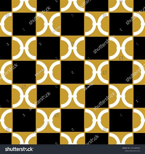 Seamless Abstract Chain Pattern Vector Illustration Stock Vector Royalty Free 2221484265