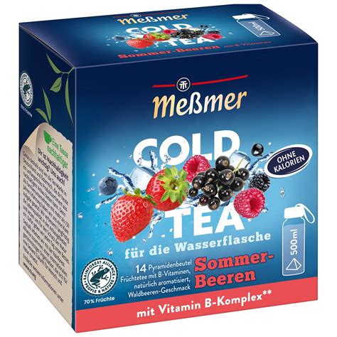 Messmer Cold Brew Iced Tea Summer Berries 1 Box