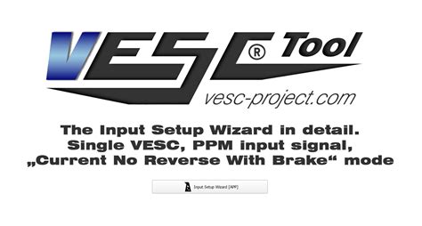 3 Input Wizard For Ppm Remote Vesc Project