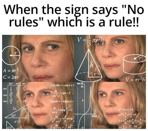 The Best Rules Memes Memedroid