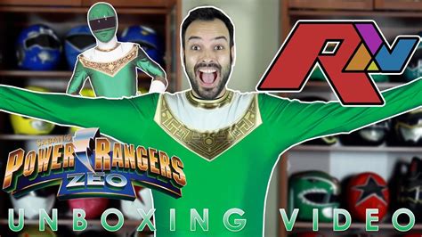 Power Rangers Green Zeo Sentai Rav Spandex Suit Unboxing Video Youtube
