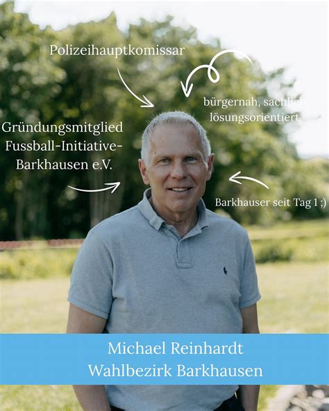 👮‍♂️ Michael Reinhardt Wahlbezirk Fdp Porta Westfalica Facebook