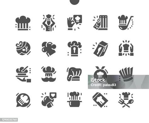 쿡의 모자 요리사의 머리 장식 주방 근로자를 위한 양식입니다 좋아하는 요리사의 모자 벡터 솔리드 아이콘입니다 간단한 그림 Kokoshnik에 대한 스톡 벡터 아트 및 기타